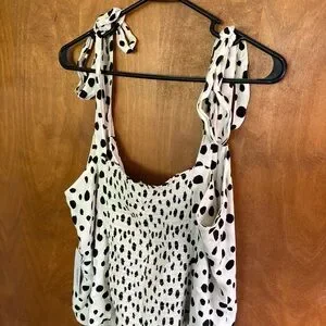 Reformation | Tops | Reformation Ellora Ink Blot Blouse Top New Size 22 ...